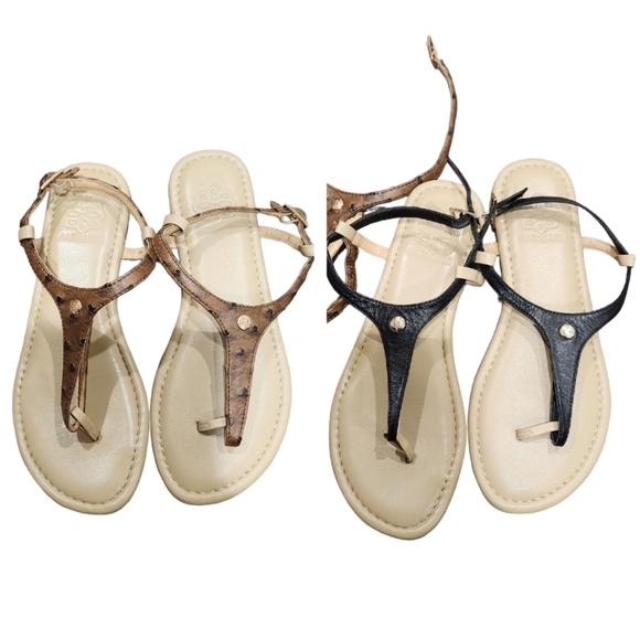Cambiami | Shoes | Cambiami Sandals W Interchangeable Straps Tan ...